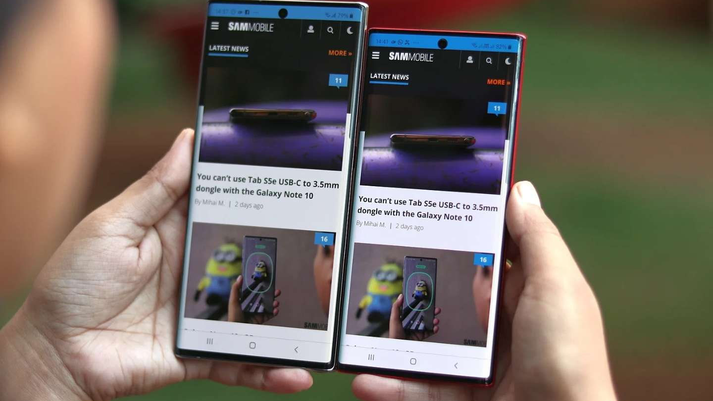 Galaxy Note 10 , Note 10+, Note 10+ 5G ទទួលបានការការពារសុវត្ថិភាពខែវិច្ឆិកាឆ្នាំ ២០២០ - TNAOT