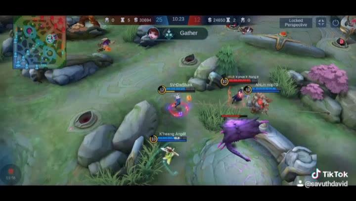 fanny vs 5 enemy 🤔 ️savage? - TNAOT