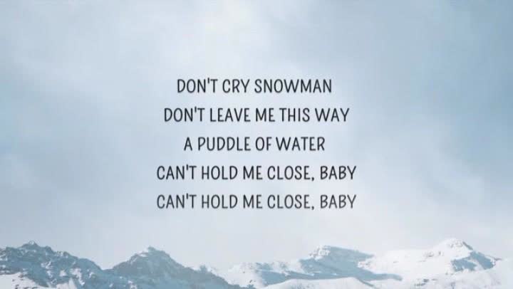 Sia - Snowman (Lyrics) | Let's go below zero and hide from the sun - TNAOT